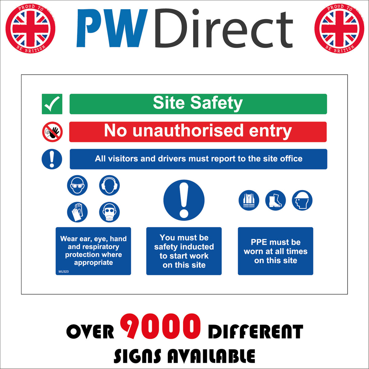 Site Safety No Unauthorised People Must Wear PPE – PWDirect