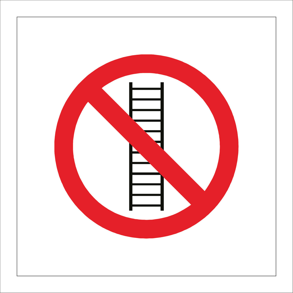 Do Not Use Ladder Sign with Circle Ladder – PWDirect