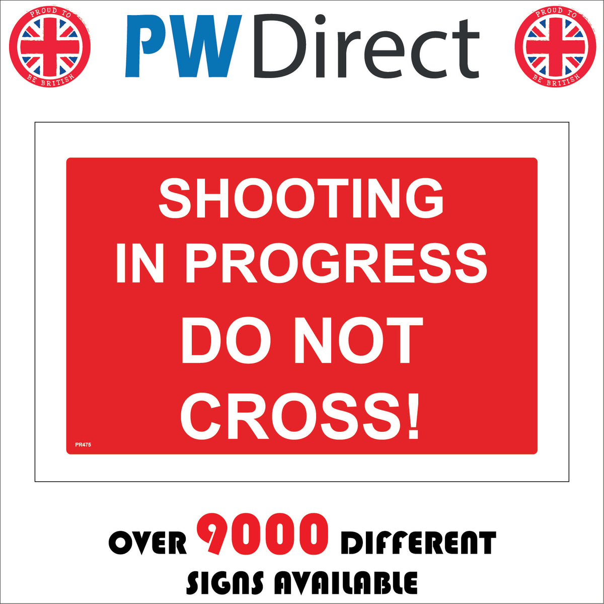 Shooting In Progress Do Not Cross – PWDirect
