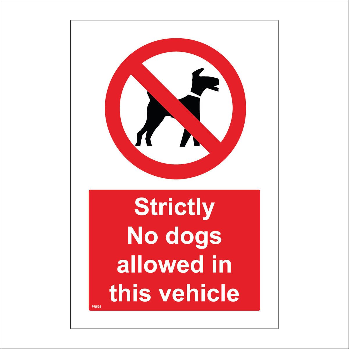 Strictly No Dogs Allowed In This Vehicle – PWDirect
