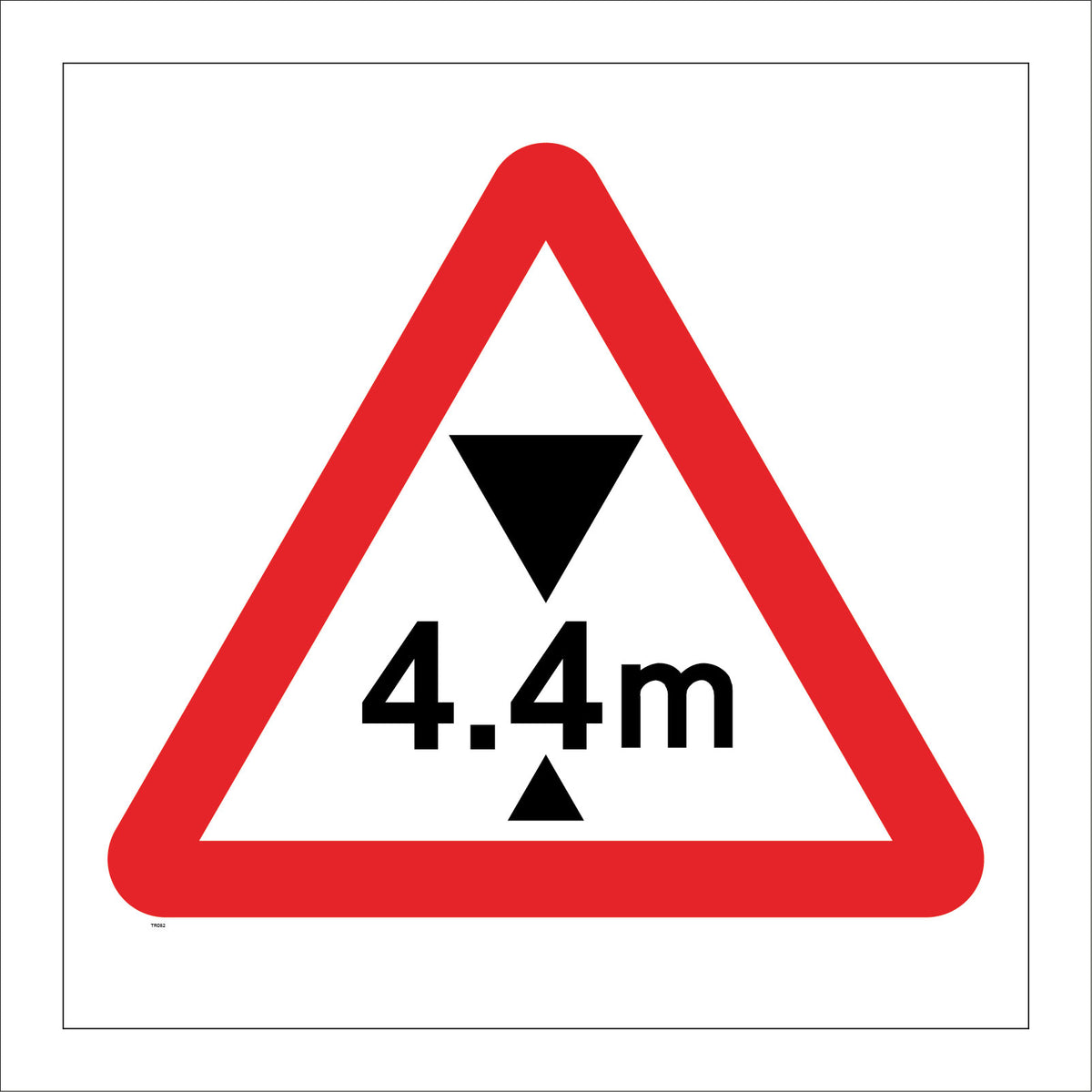 4.4M Max Height Sign with Triangle – PWDirect