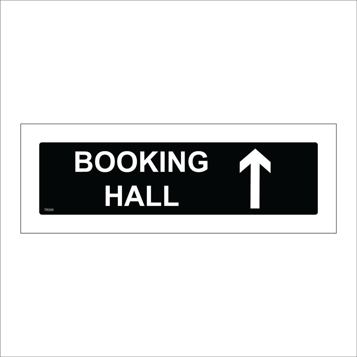 Booking Hall Up Arrow Sign with Up Arrow – PWDirect