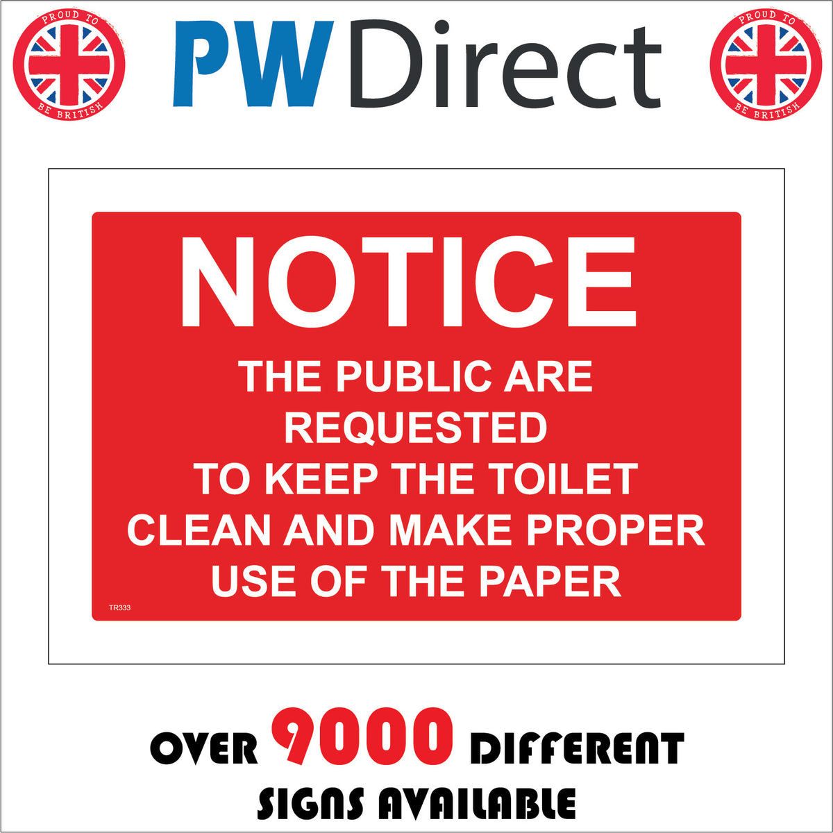 Notice The Public Are Requested To Keep The Toilet Clean And Make ...