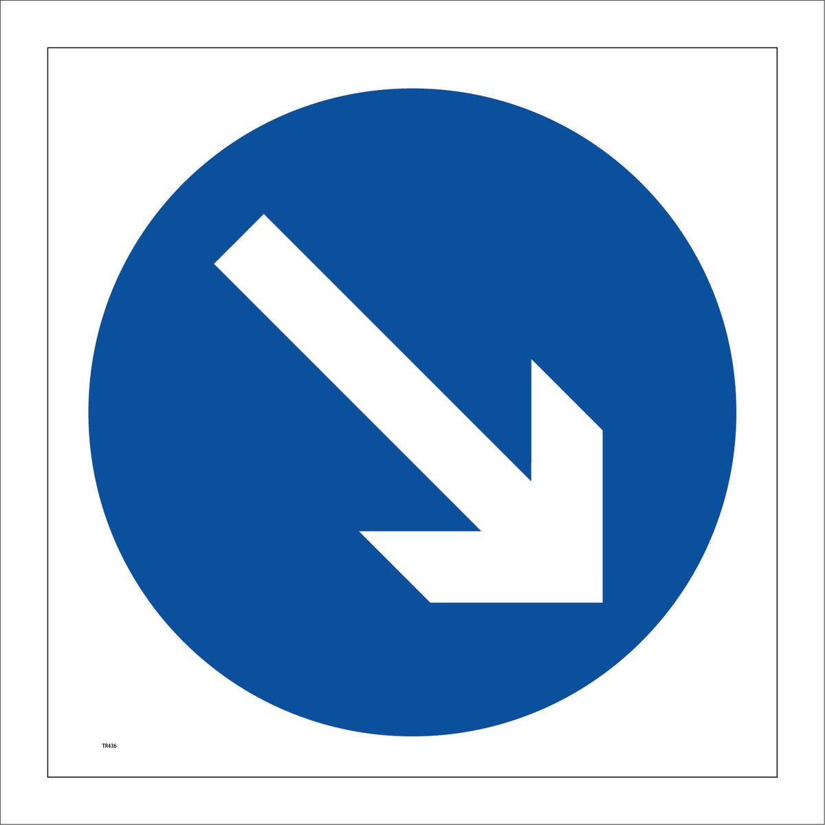 Arrow Bottom Right Diagonal Down Sign with Diagonal Down Arrow Right ...