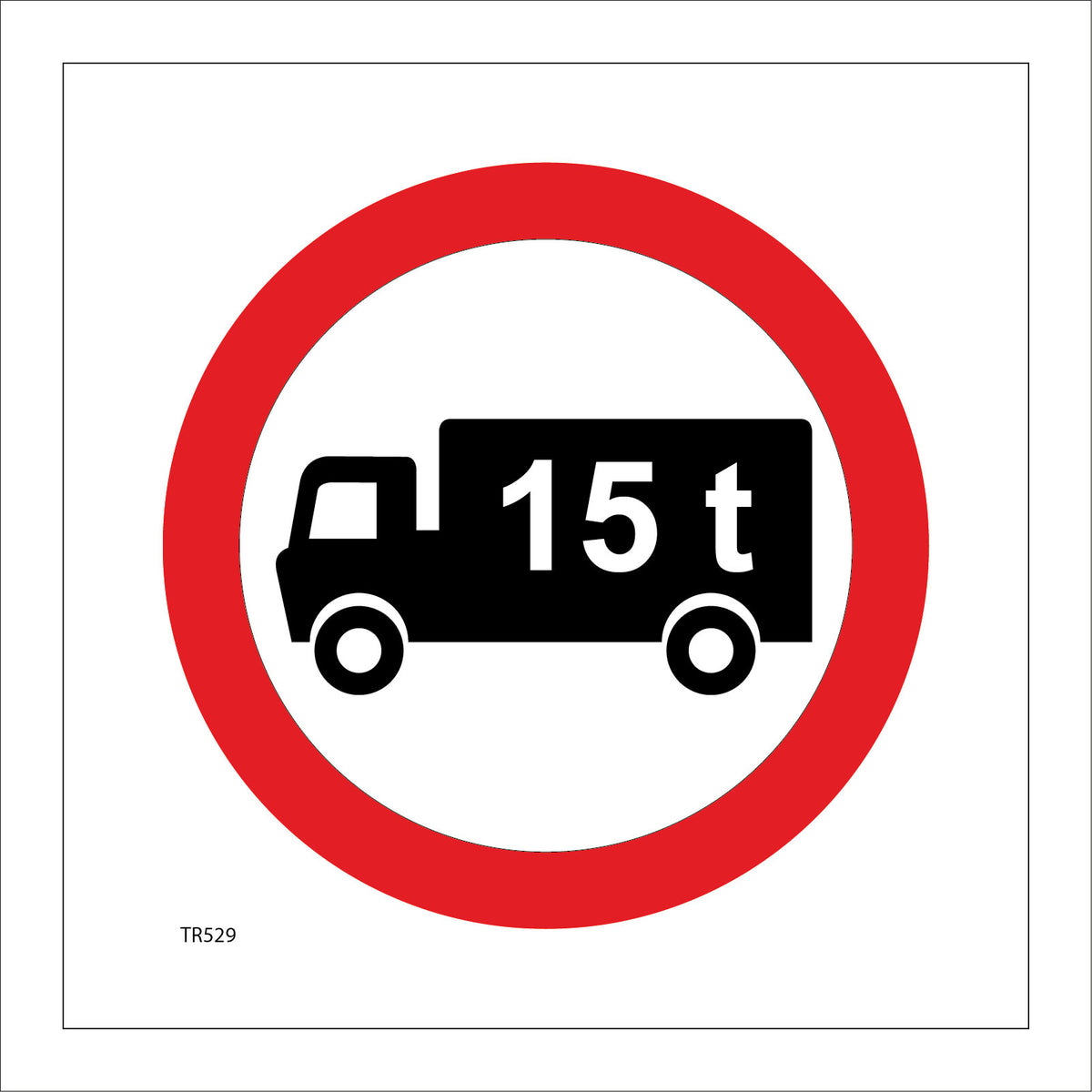 15 t Maximum Weight Ton Tonnes Truck Lorry Wagon Fifteen – PWDirect