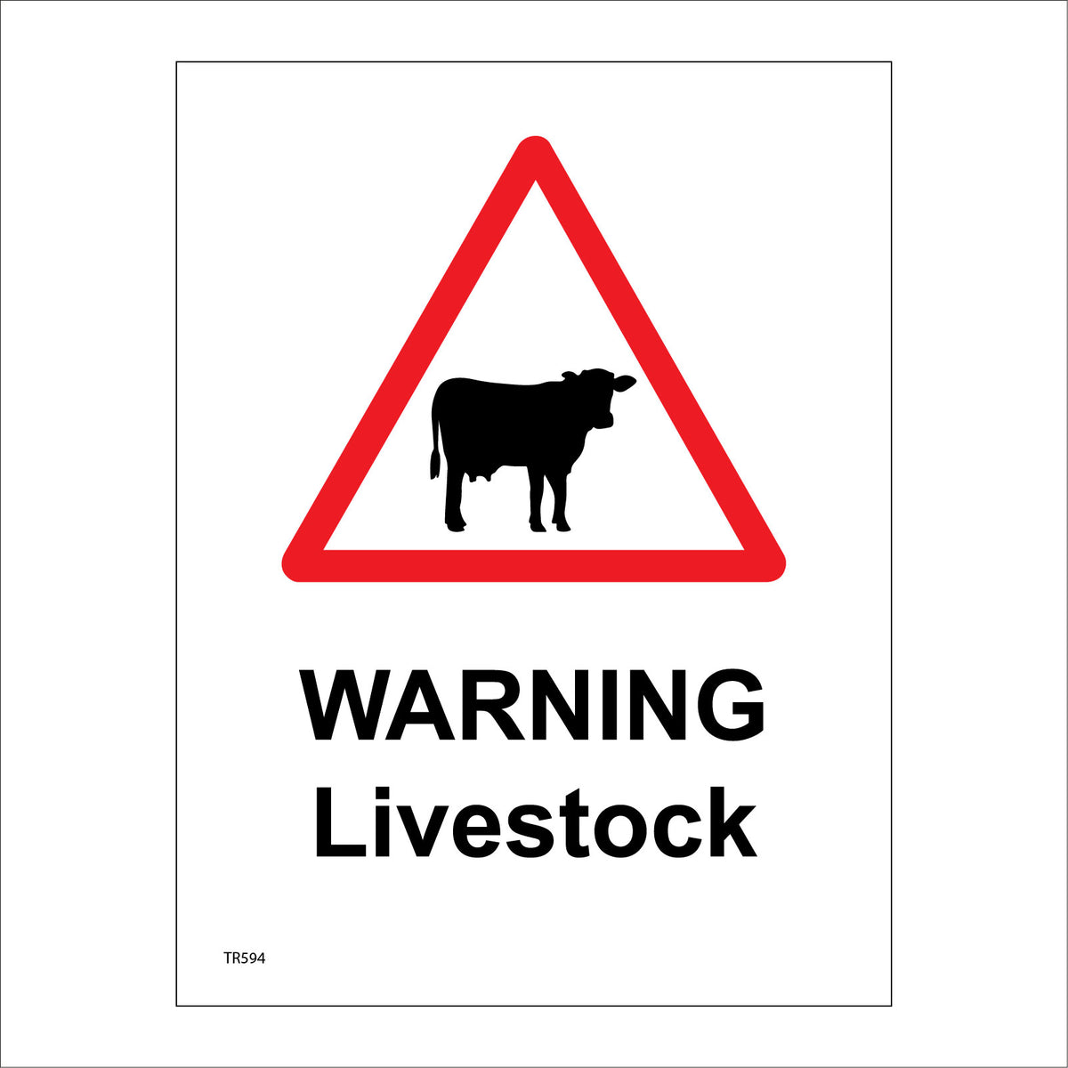 Warning Livestock Cattle Sheep Lambs Fields Access – PWDirect