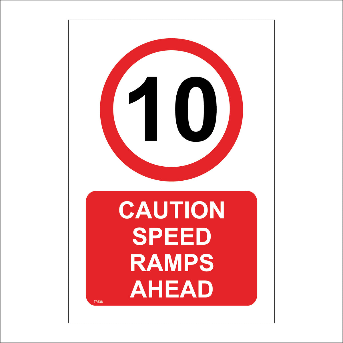 Caution Speed Ramps Ahead 10 MPH – PWDirect