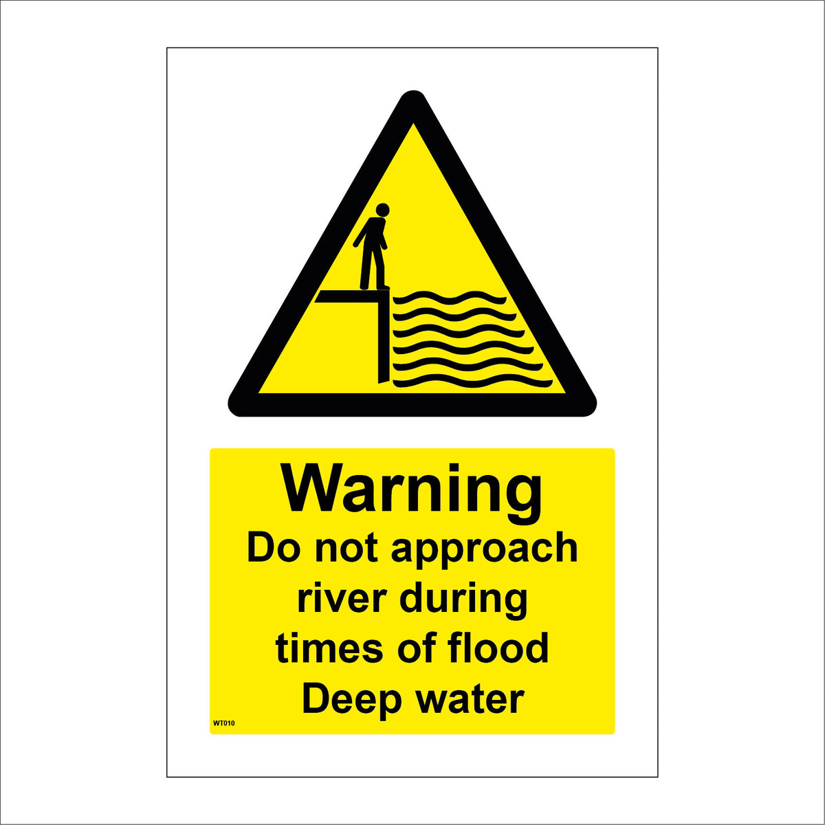 River Warning Signs