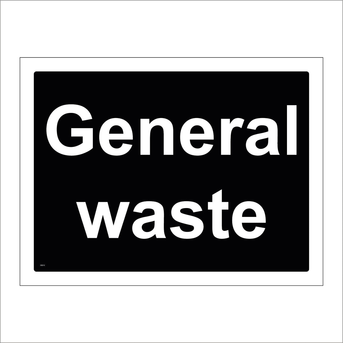 General Waste Sign – PWDirect