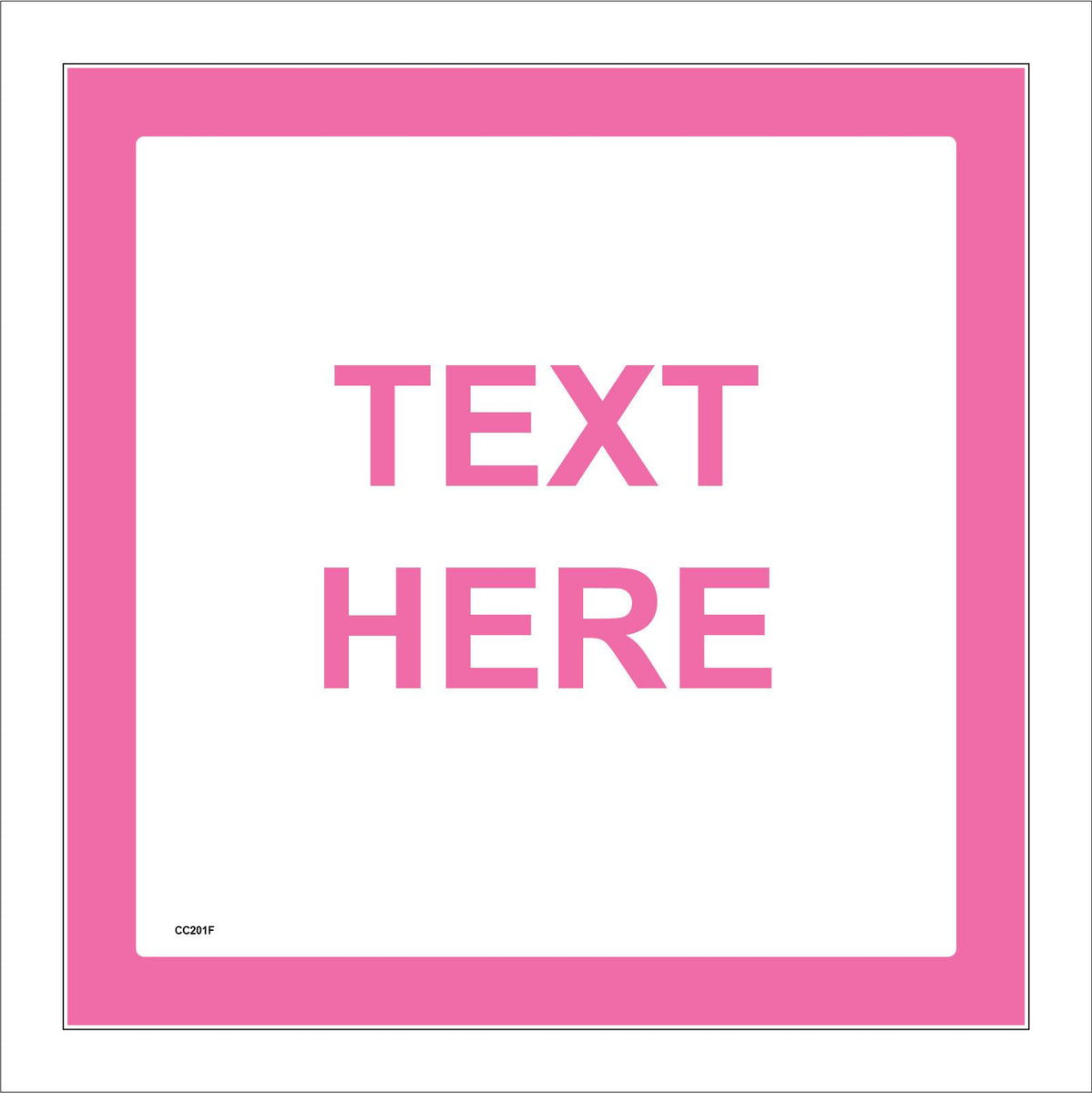Pink White Design Create Custom Playful, CC201F – PWDirect