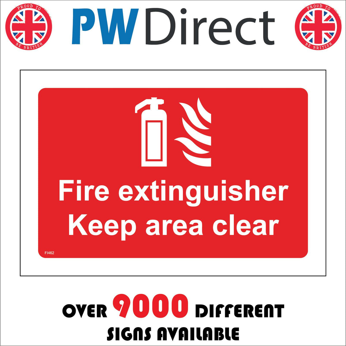 Fire Extinguishers Keep Area Clear – PWDirect