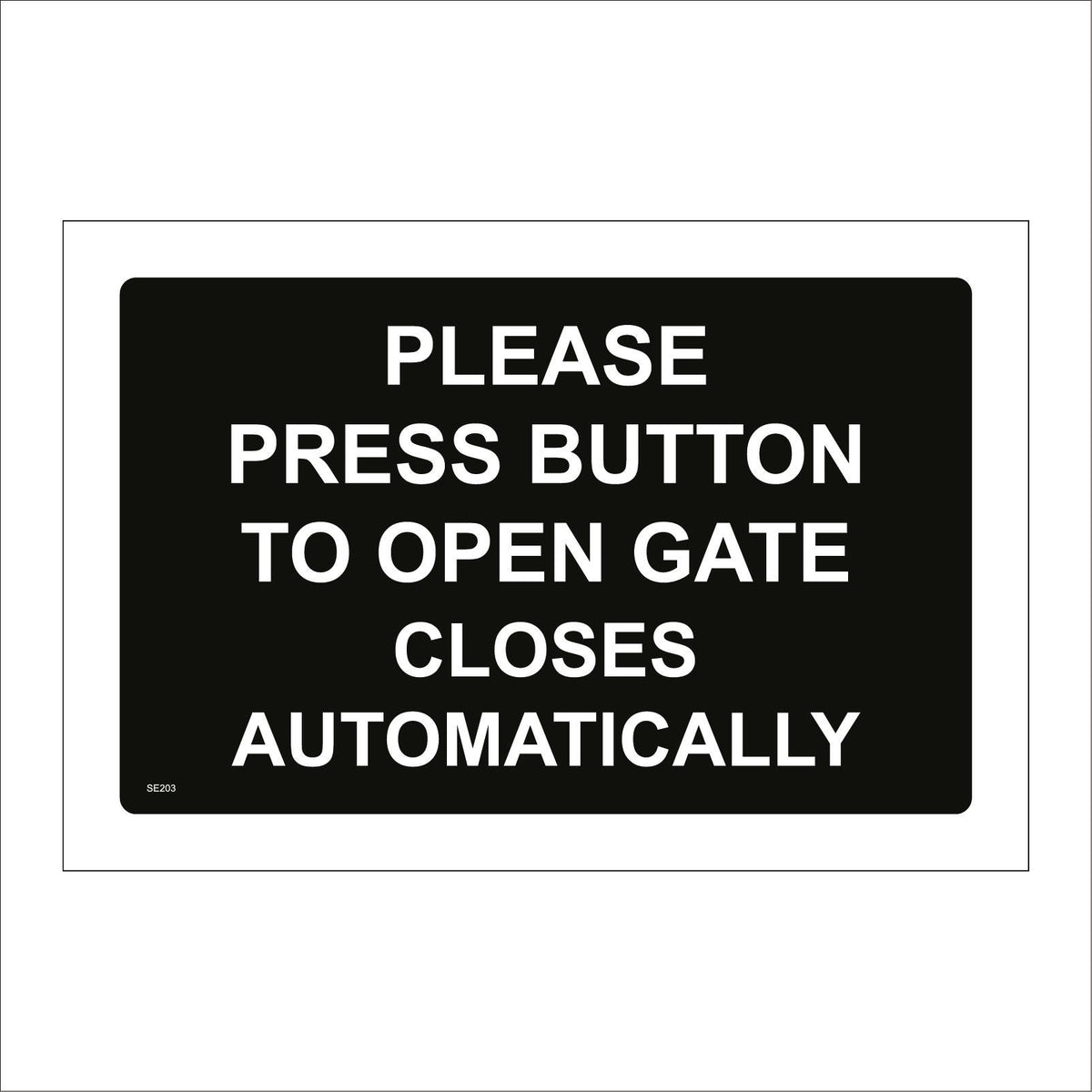 Please Press Button To Open Gate Closes Automatically – PWDirect