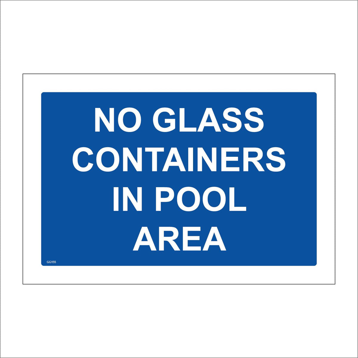 No Glass Containers In Pool Area – PWDirect