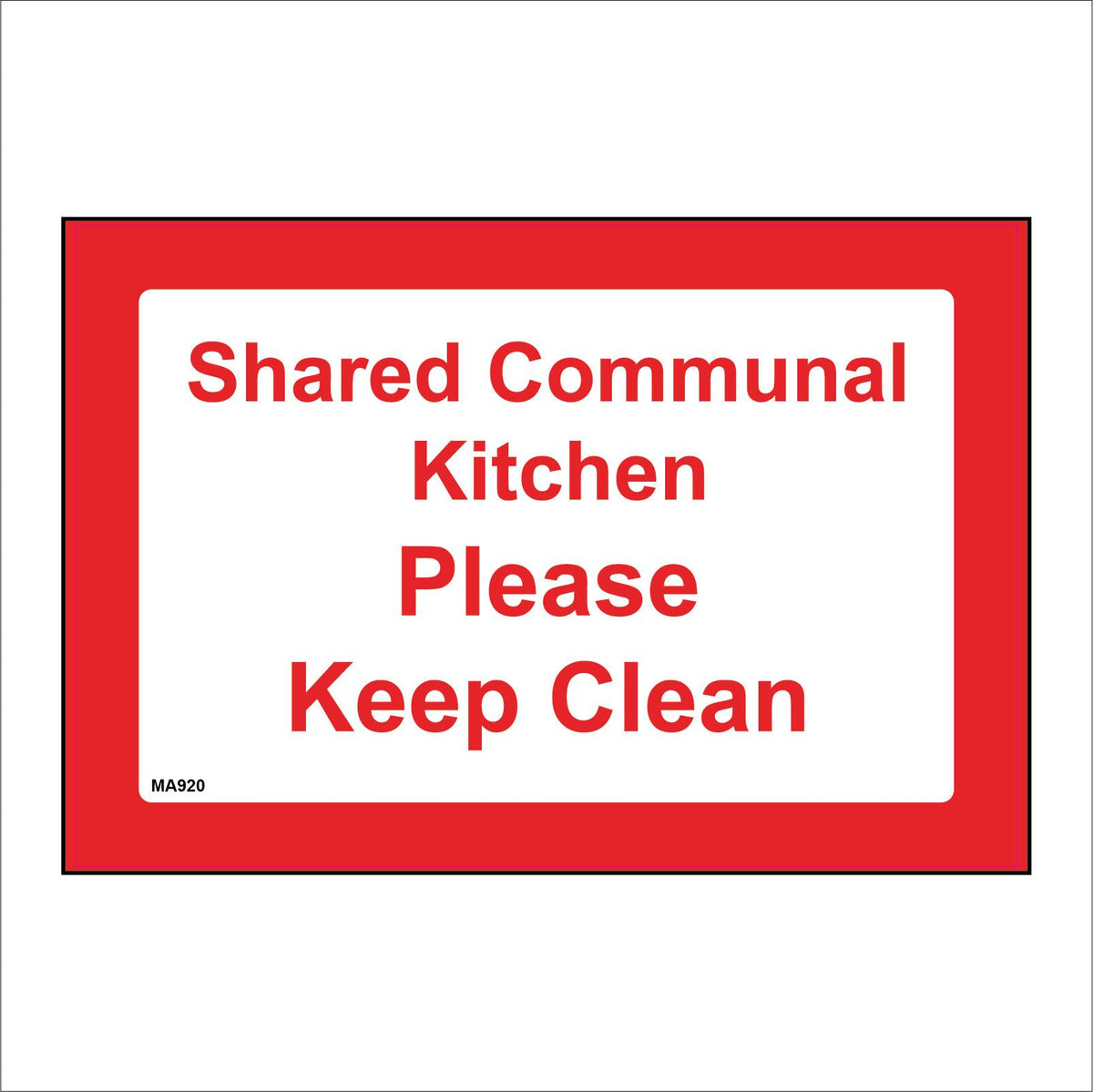 Shared Communal Kitchen Please Keep Clean – PWDirect