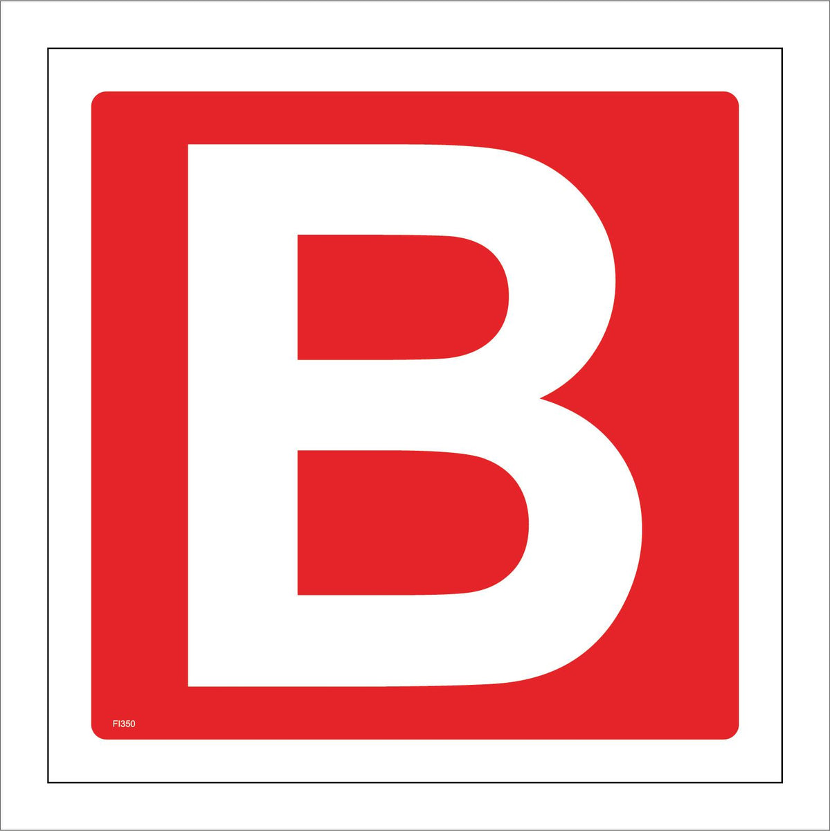 Letter B Alphabet Listing Shelving Assembly Point – PWDirect
