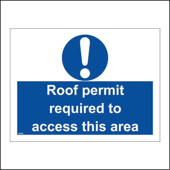 Roof Permit Required To Access This Area – PWDirect