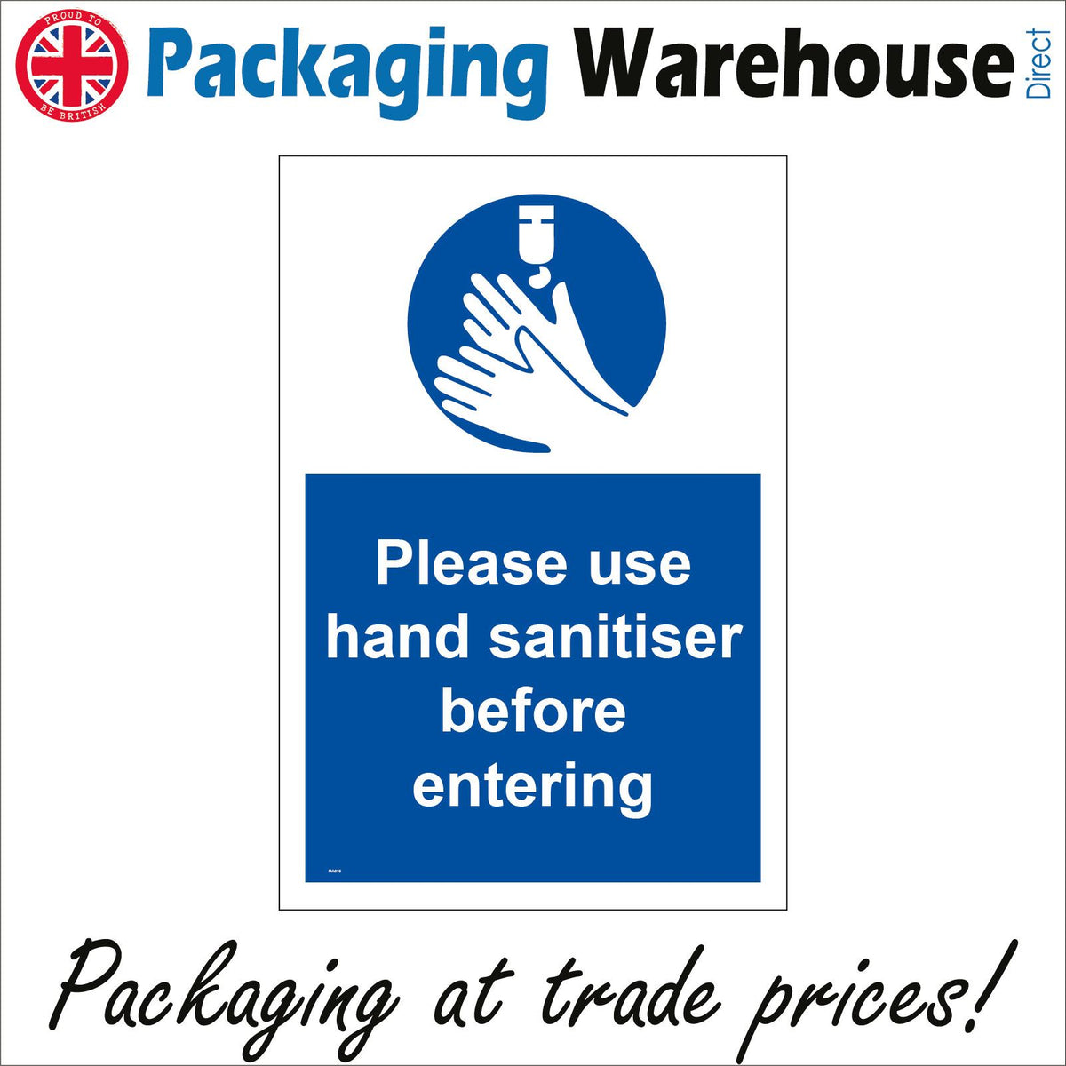 Please Use Hand Sanitiser Before Entering Sign with Hands/Gel/Dispenser ...