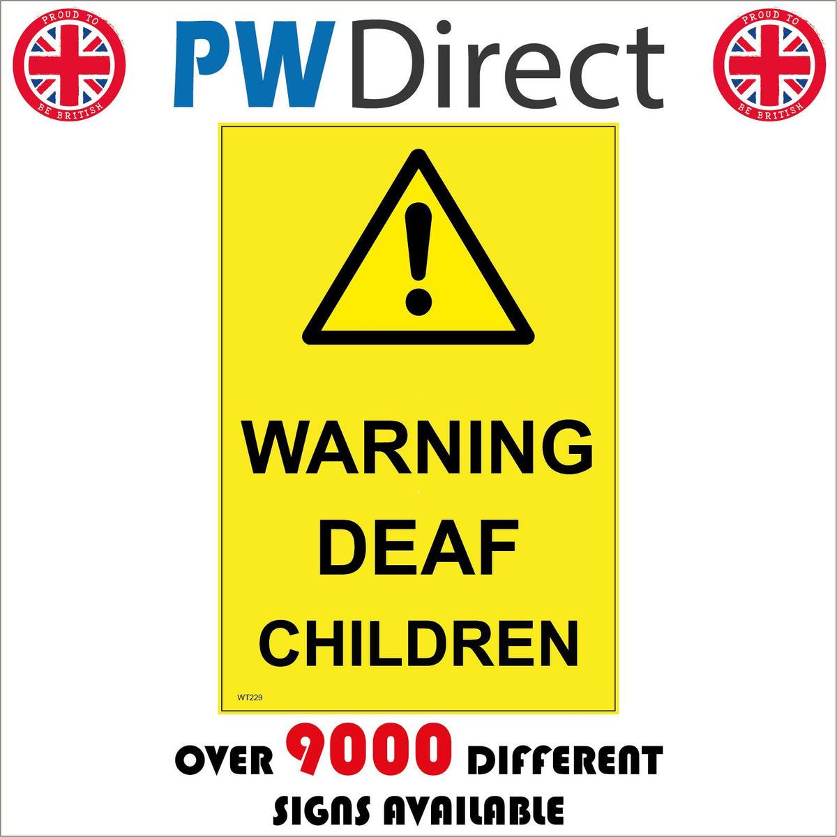 Warning Deaf Children Playing Speed Slow Noise Hearing – PWDirect