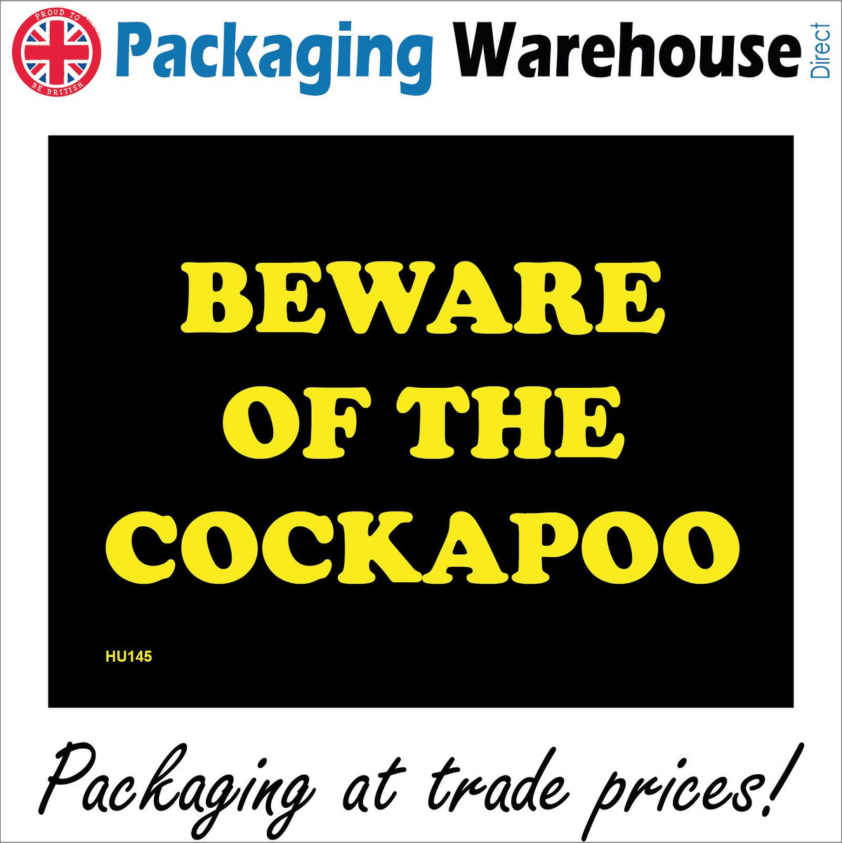 Beware Of The Cockapoo Sign – PWDirect