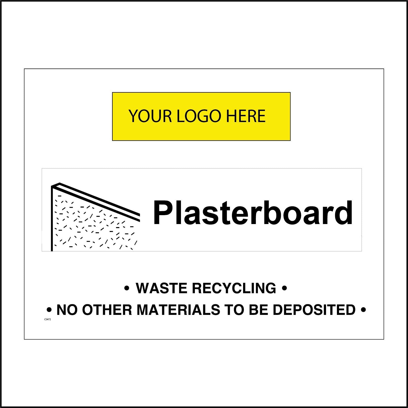 Plasterboard Recycling Waste Recycle Your Logo – PWDirect