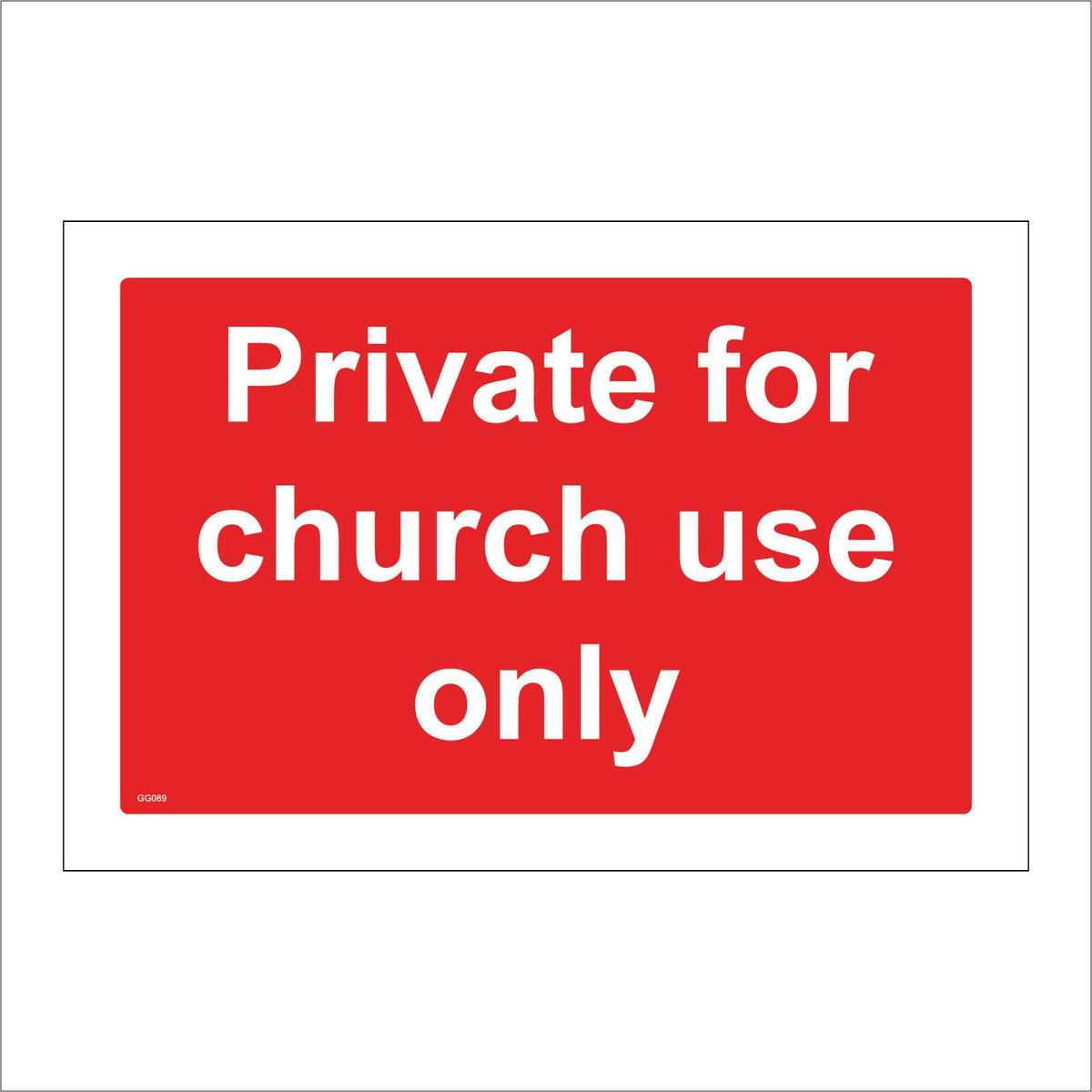Private For Church Use Only – PWDirect