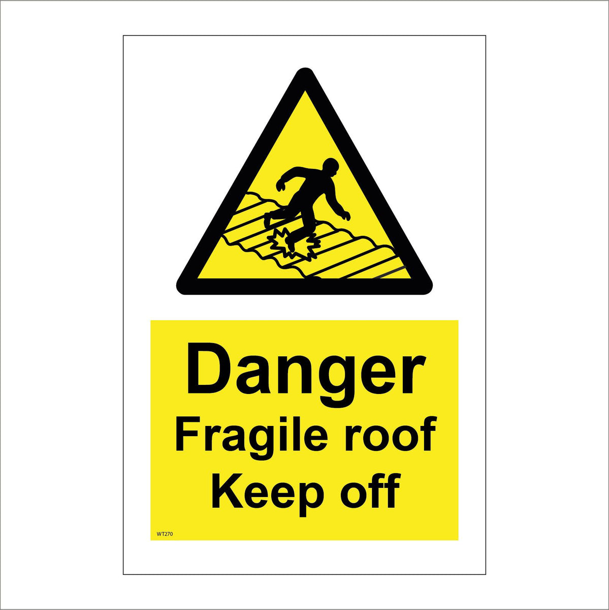 Danger Fragile Roof Keep Off – PWDirect