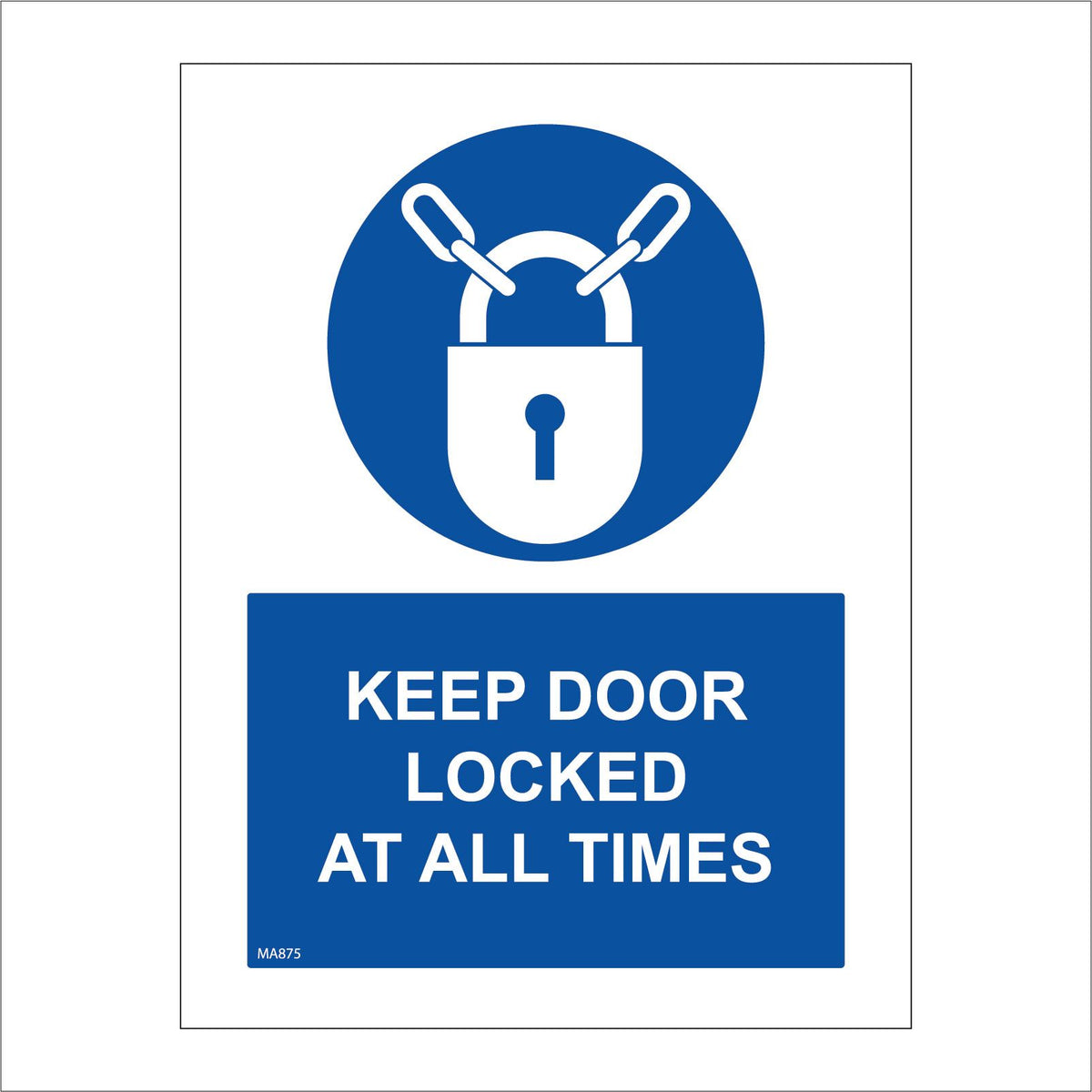 Keep Door Locked At All Times – PWDirect