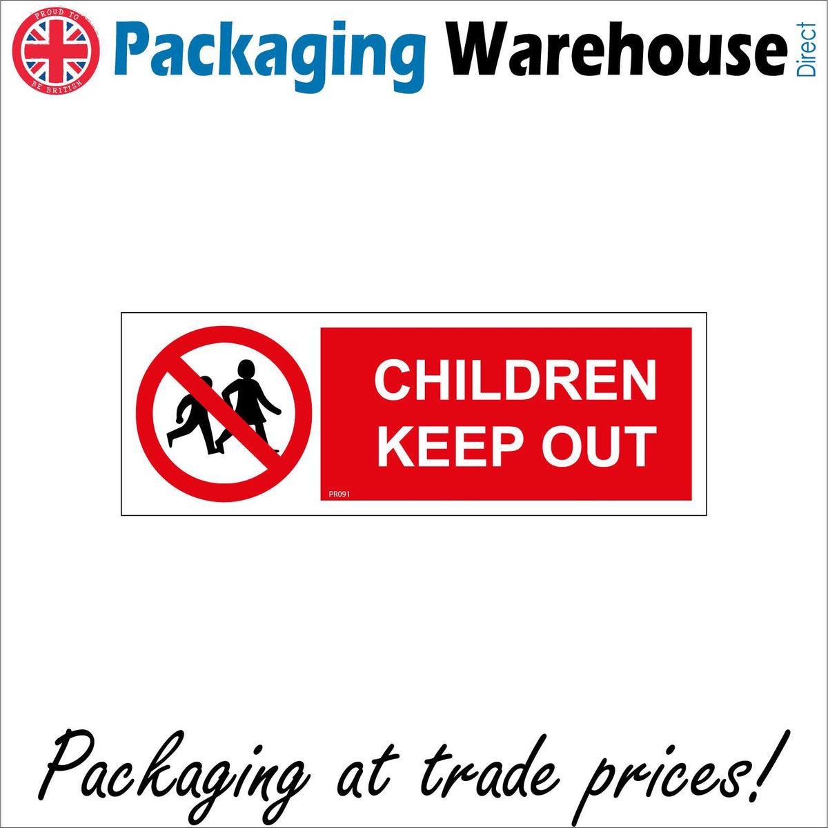 Children Keep Out Sign with Circle Boy&Girl – PWDirect