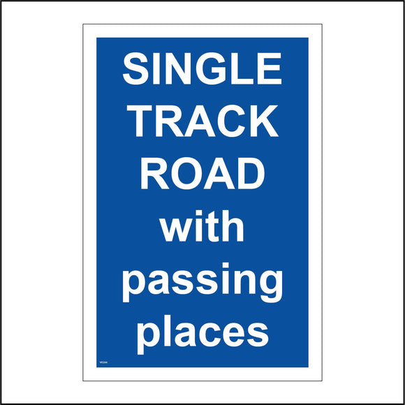 Single Track Road With Passing Places – PWDirect