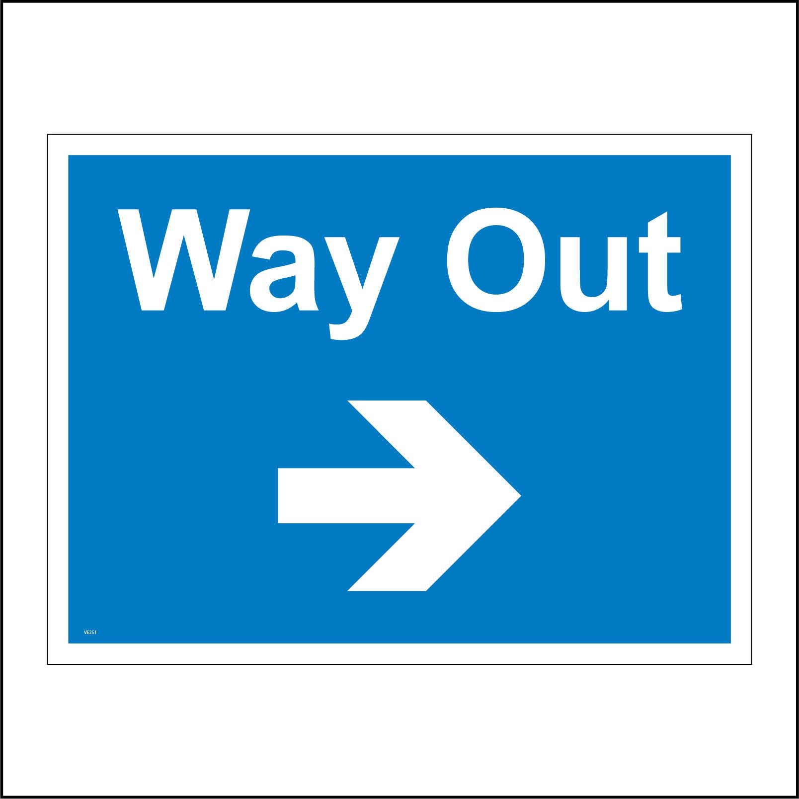 Way Out Right Arrow Direction – PWDirect