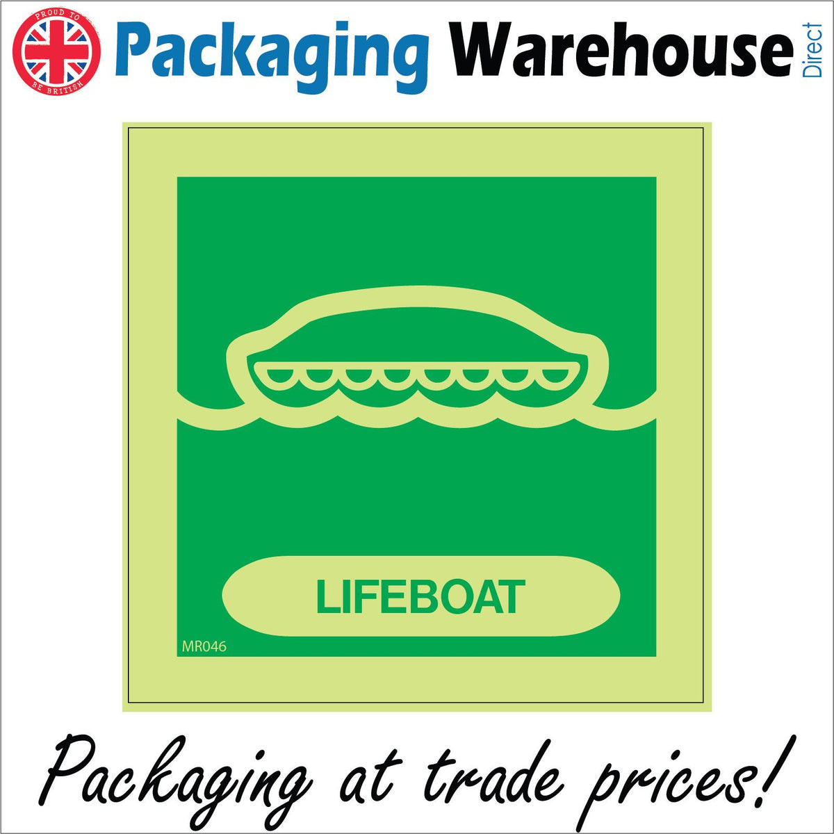 Lifeboat Sign with Lifeboat Waves – PWDirect