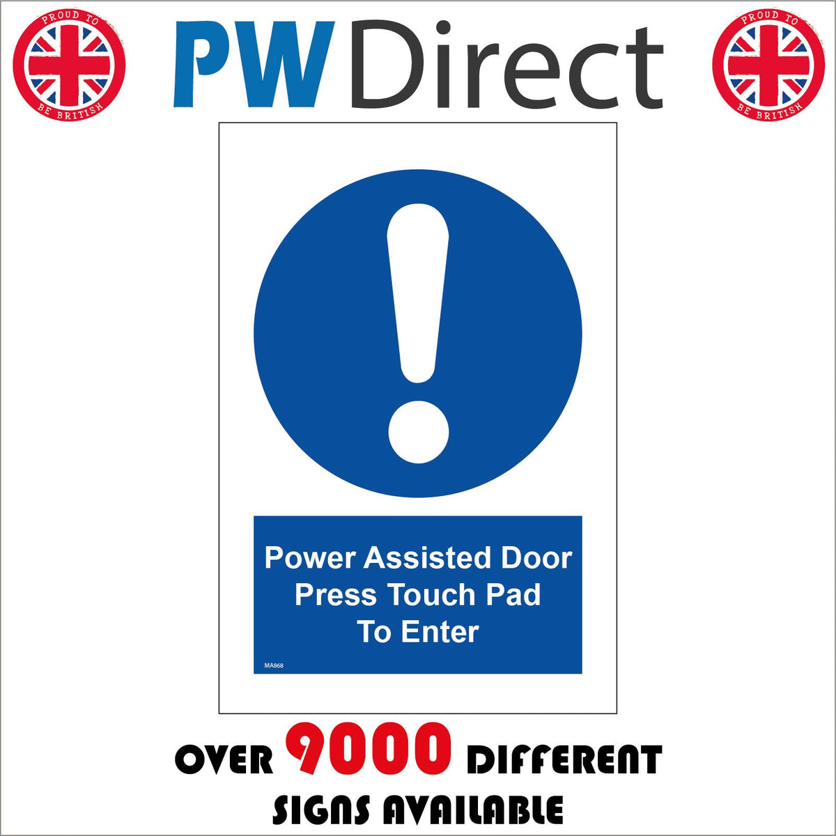 Power Assisted Door Press Touch Pad To Enter – PWDirect