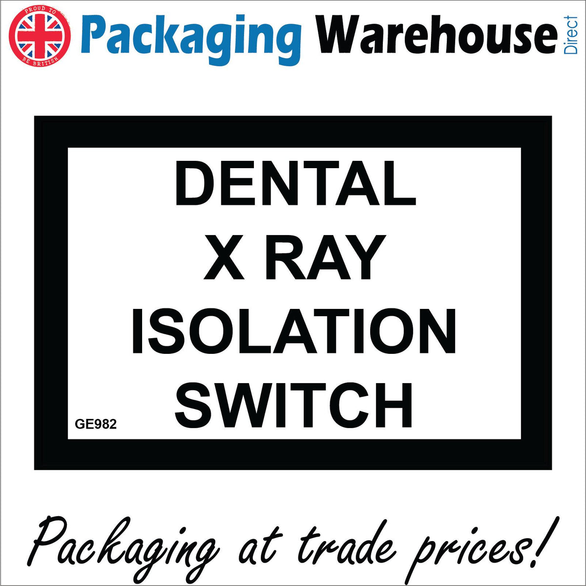 Dental X Ray Isolation Switch – PWDirect