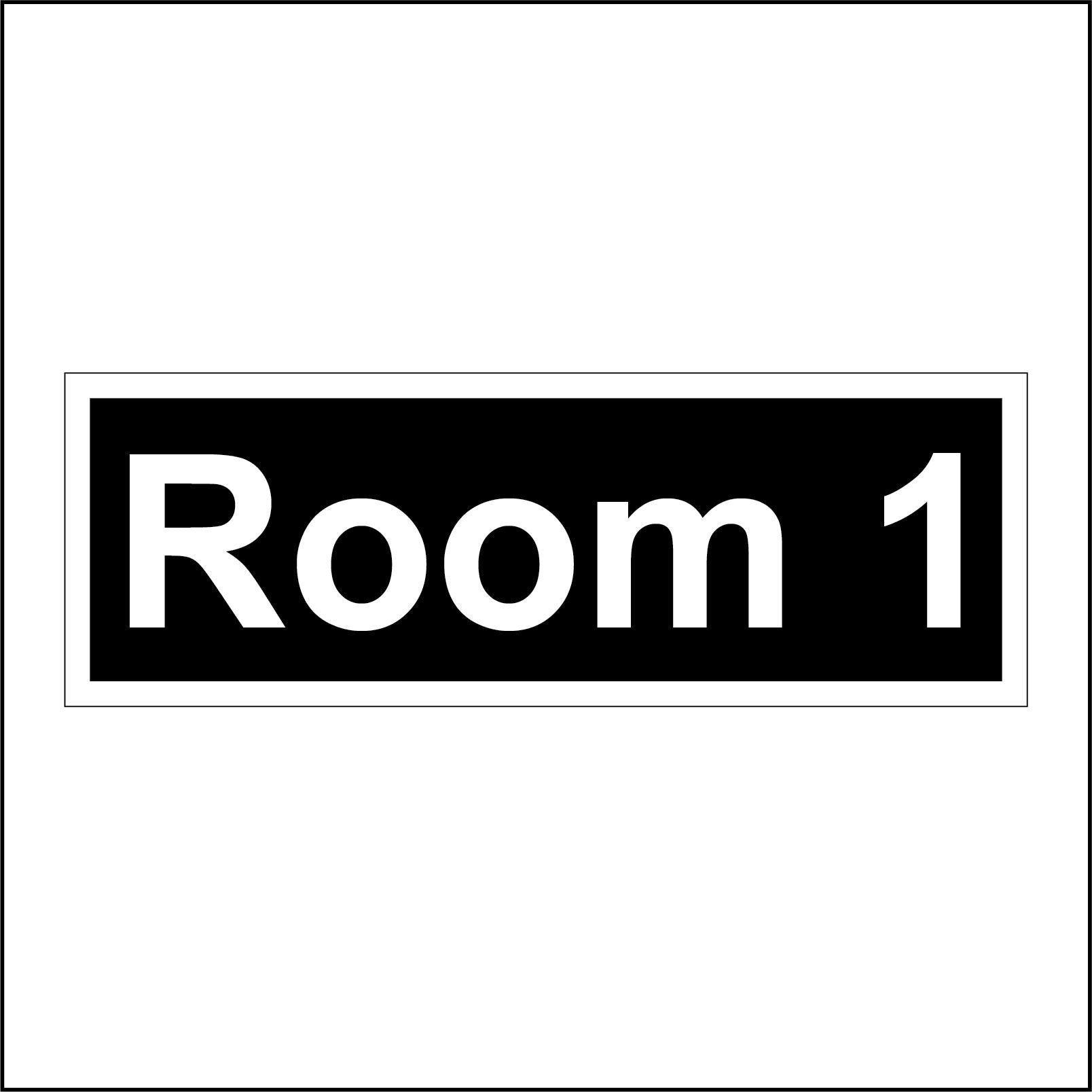 Room 1 Door Plaque – PWDirect