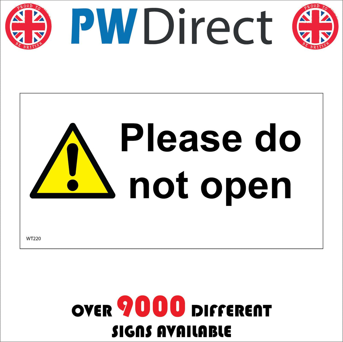 Please Do Not Open Caution Door Hatch Unlock Unbolt – PWDirect