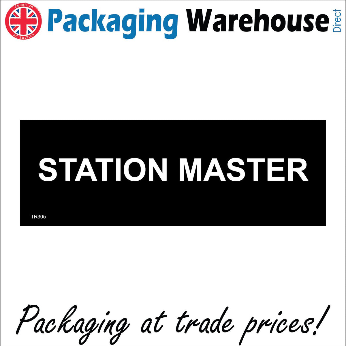 Station Master Sign – PWDirect