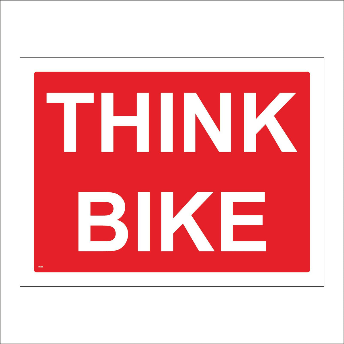 Think Bike Car Van Lorry Vehicle Sticker Sign – PWDirect