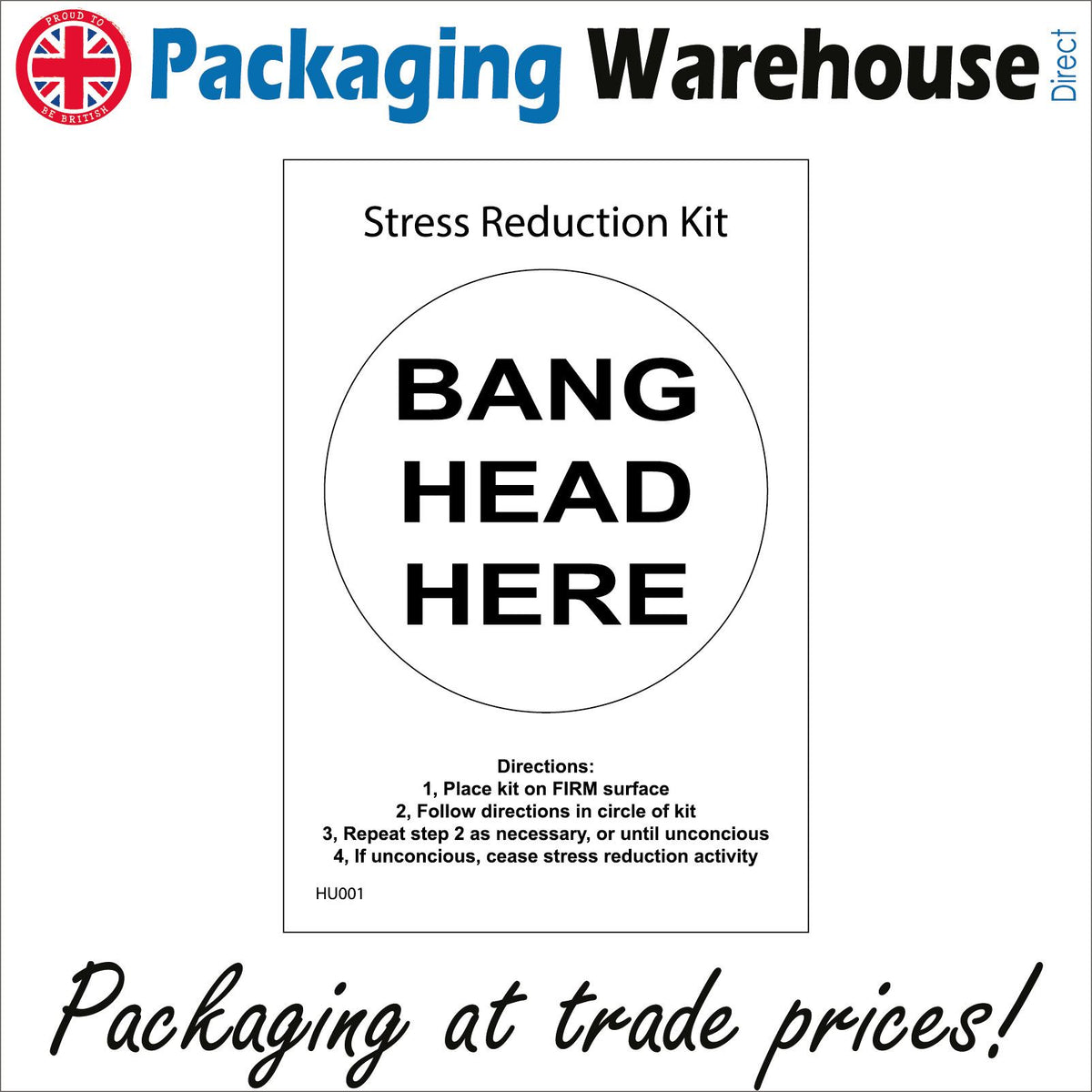 Stress Reduction Kit Sign – PWDirect