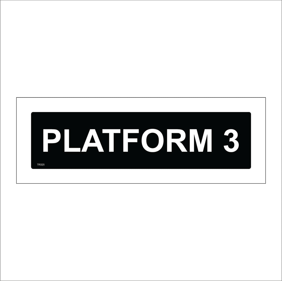 Platform 3 Sign – PWDirect