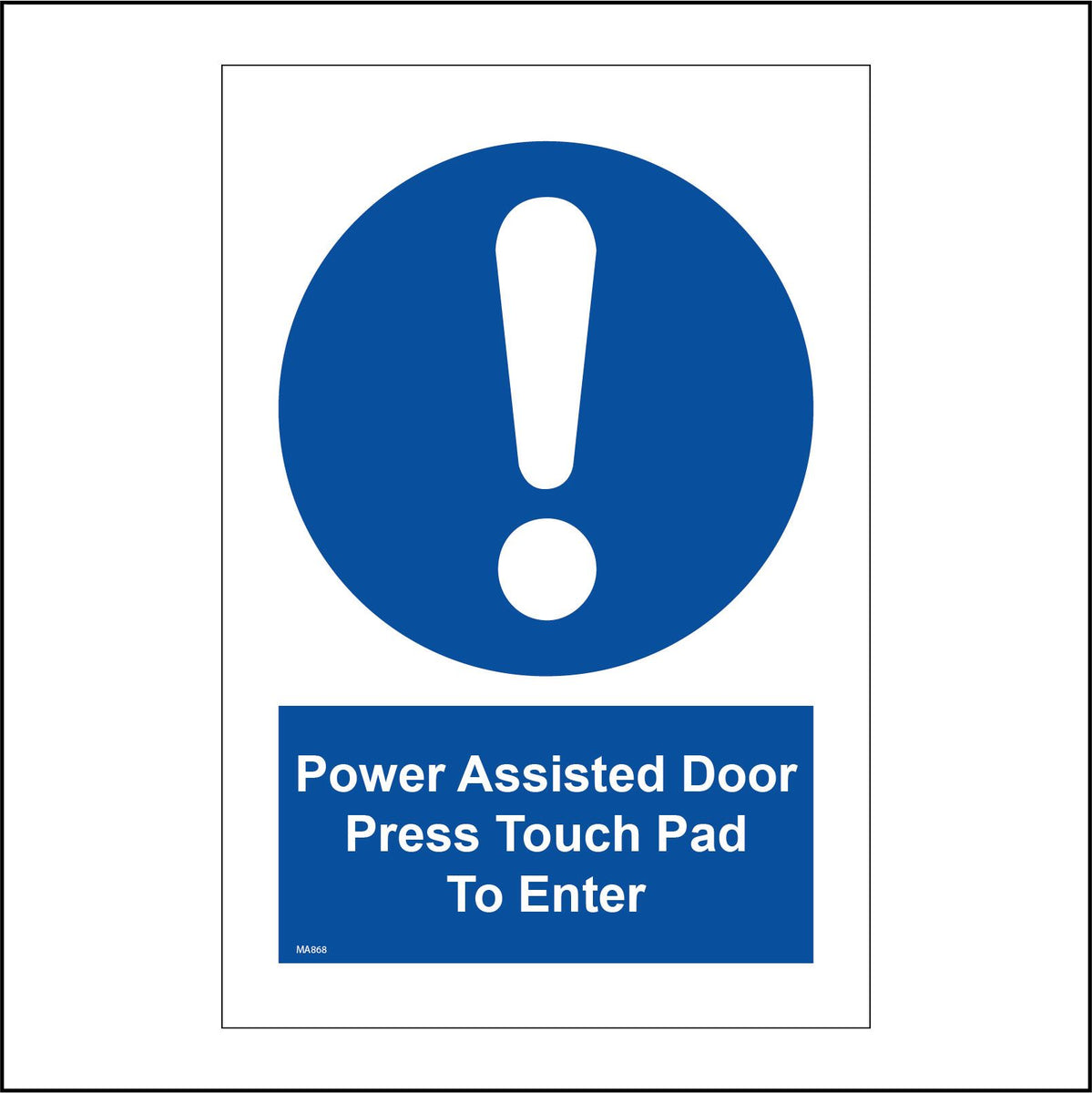 Power Assisted Door Press Touch Pad To Enter – PWDirect